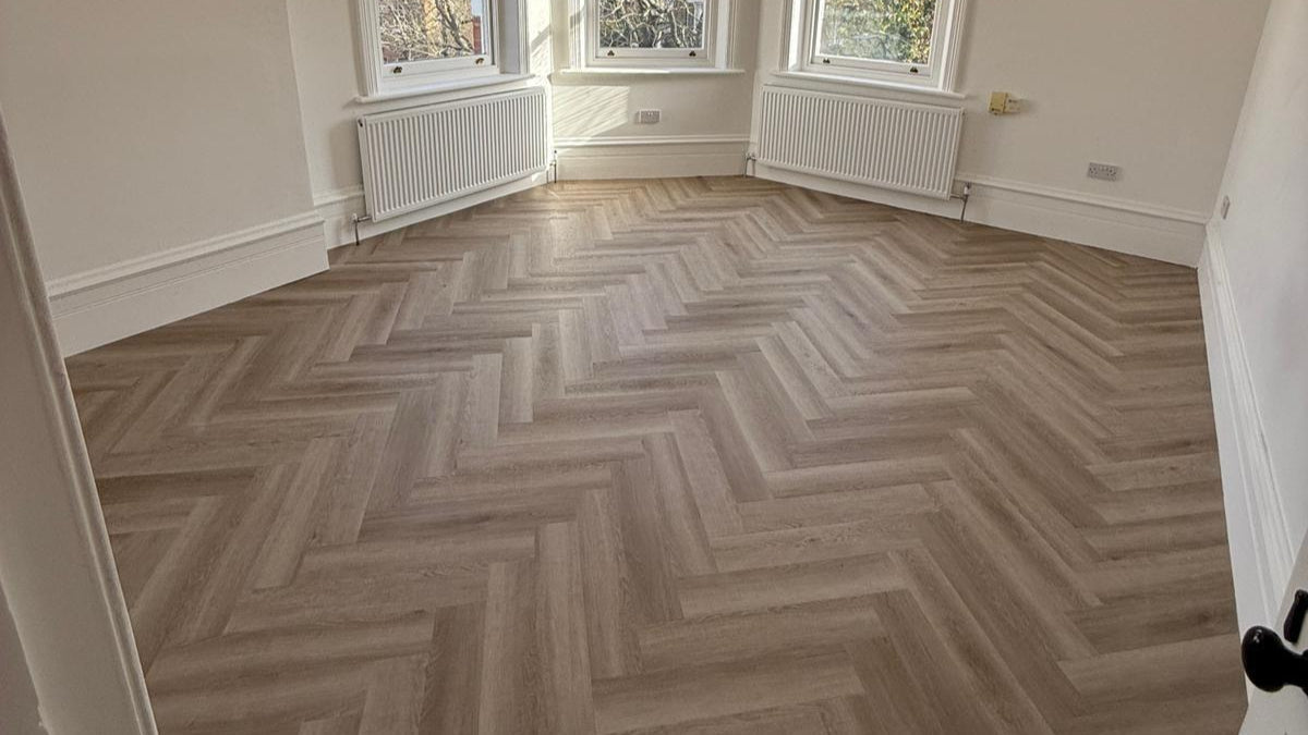 Herringbone LVT Flooring Installation in London: Stylish & Durable Hom ...